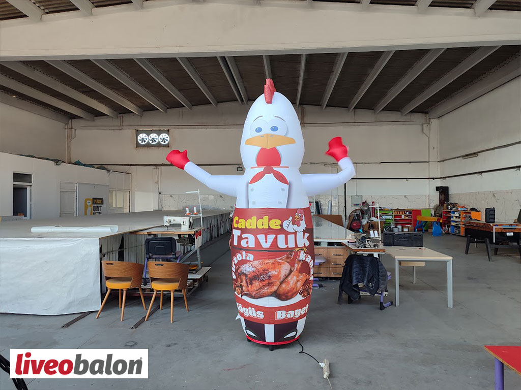 Tavuk Gel Gel Balon - Liveo Balon | Şişme Ürün Fabrikası